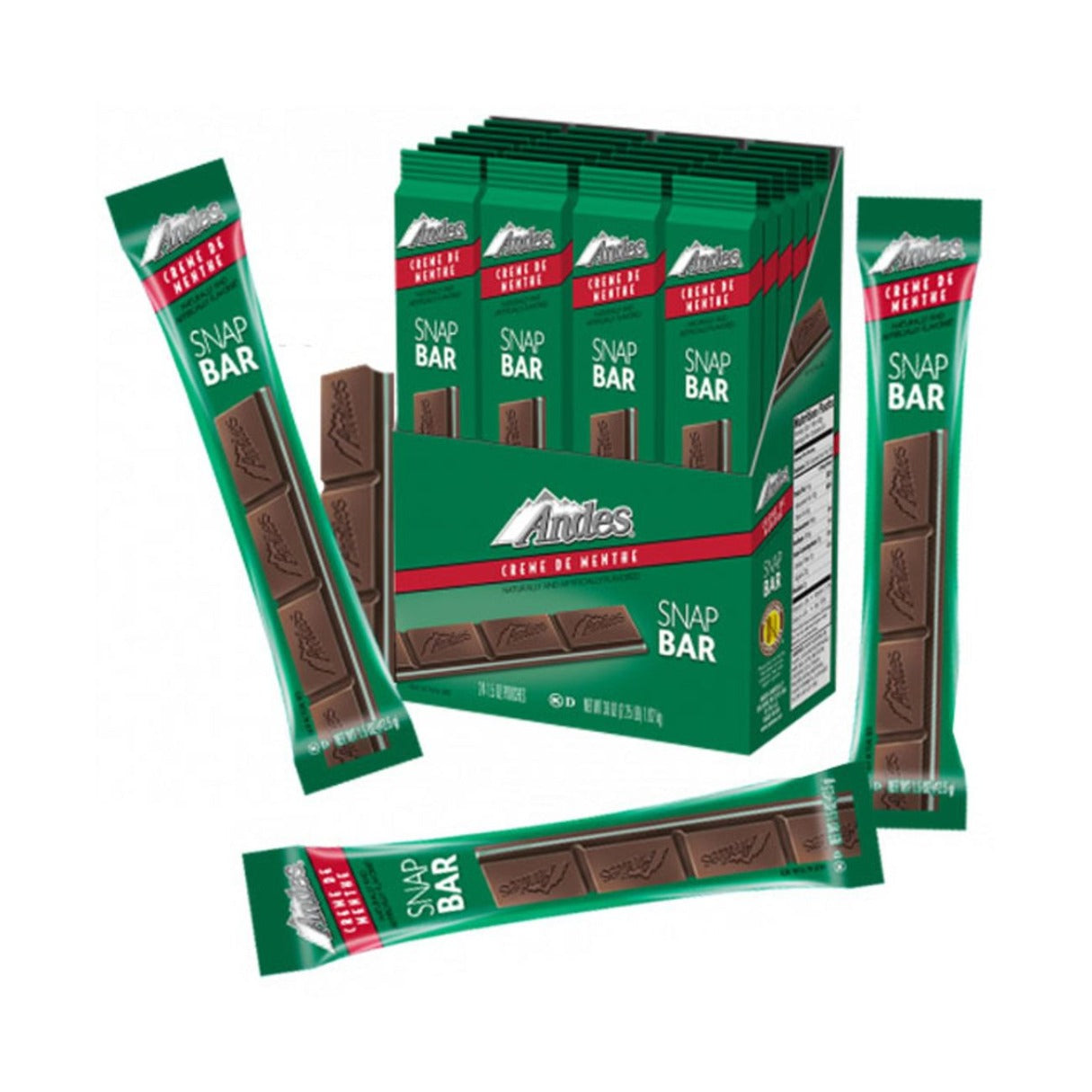 Andes Mints Creme De Menthe Snap Bar 1.5oz - 24ct – I Got Your Candy