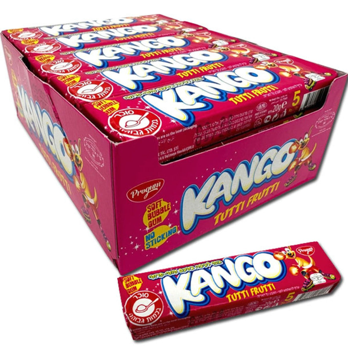 Kango Tutti Frutti Bubble Gum - 20ct – I Got Your Candy