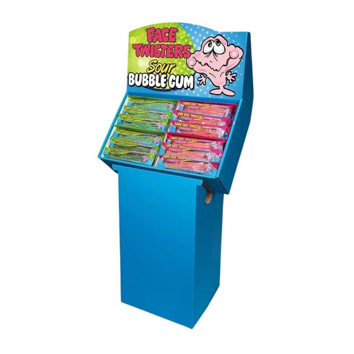 Face Twisters Bubble Gum Straws Shipper - 96ct – I Got Your Candy