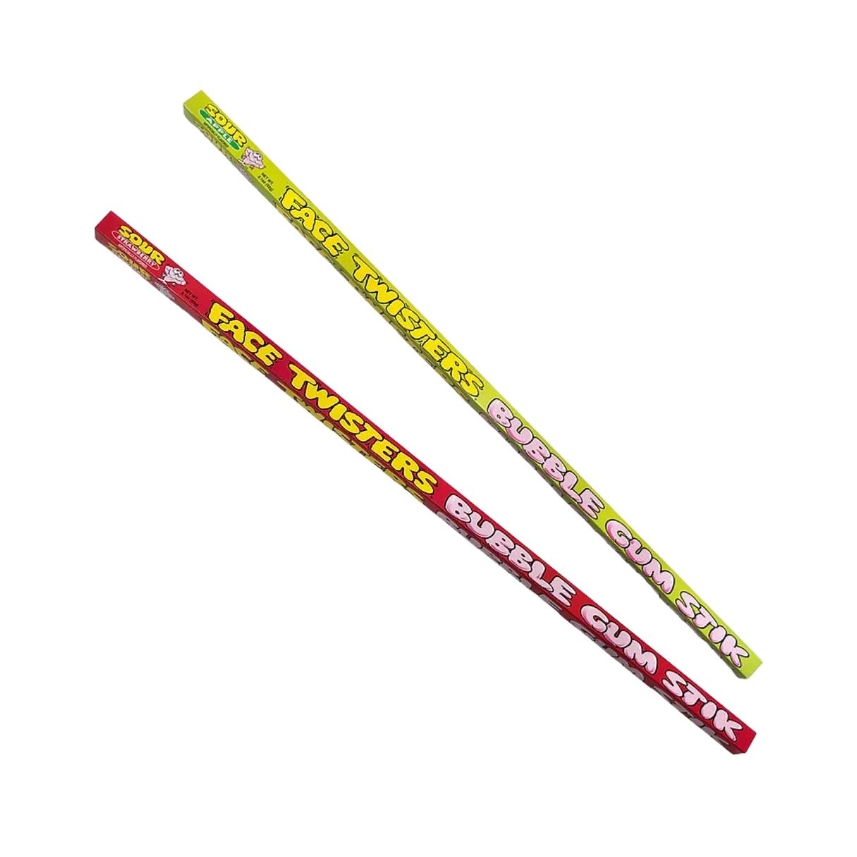 Face Twisters Big Stik Sour Bubble Gum 2.1oz - 6ct – I Got Your Candy