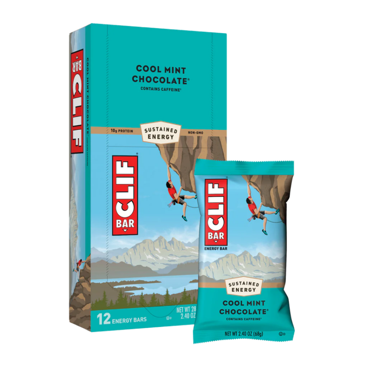 Cliff Bar Cool Mint Chocolate 2.4oz - 12ct – I Got Your Candy