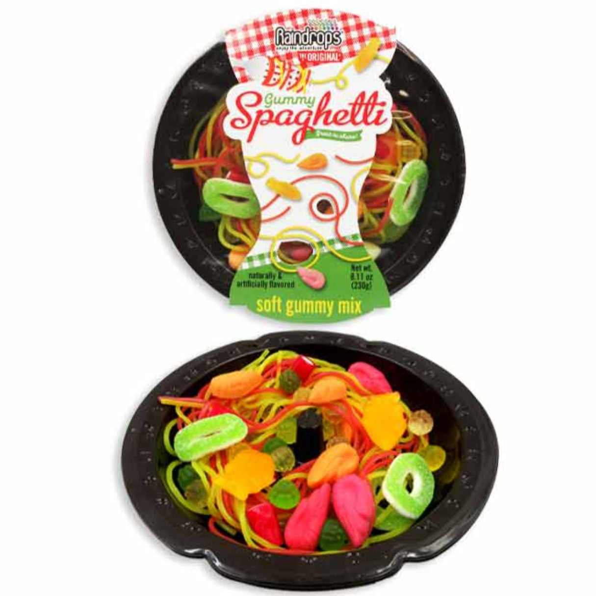Raindrops Gummy Spaghetti Frutti de Mare 8.11oz - 6ct – I Got Your Candy