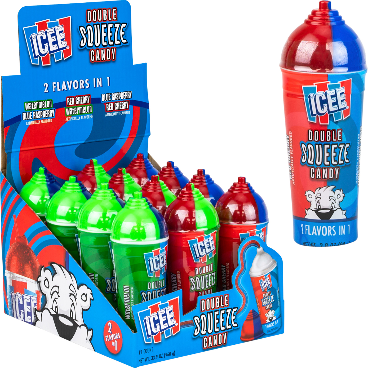 Koko's Icee Double Squeeze Candy 2.82oz - 6/12ct – I Got Your Candy