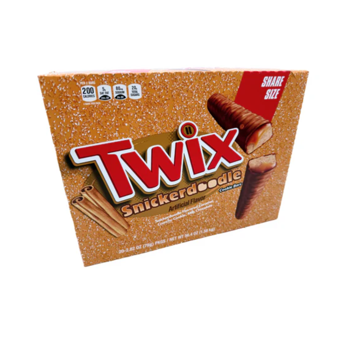 Twix Snickerdoodle Share Size Bars - 2.82oz / 20ct – I Got Your Candy