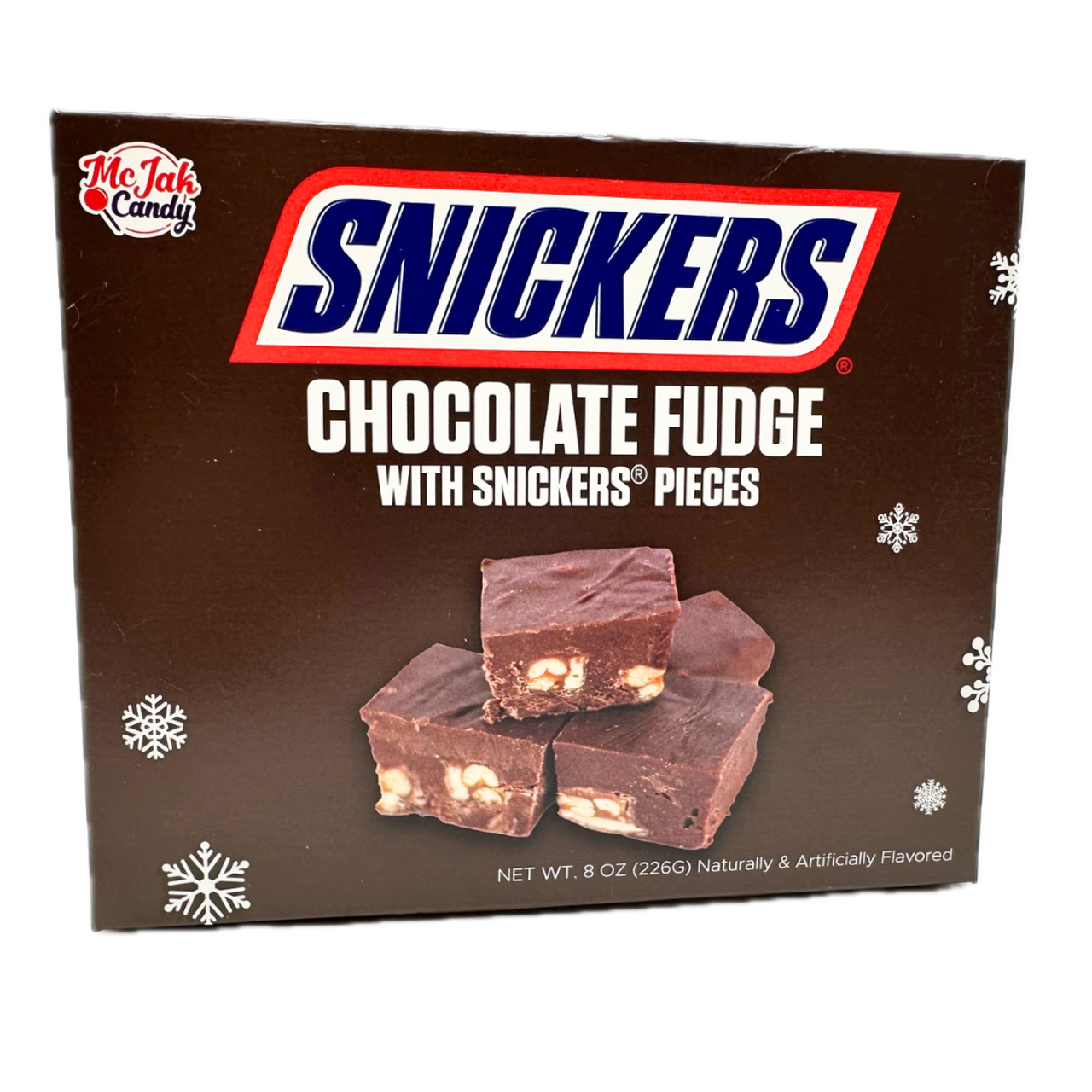 Snickers Chocolate Fudge 8oz - 6ct – I Got Your Candy