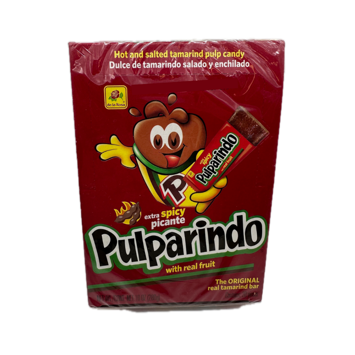 Pulparindo Extra Spicy Tamarind Bar 0.49oz - 20ct – I Got Your Candy