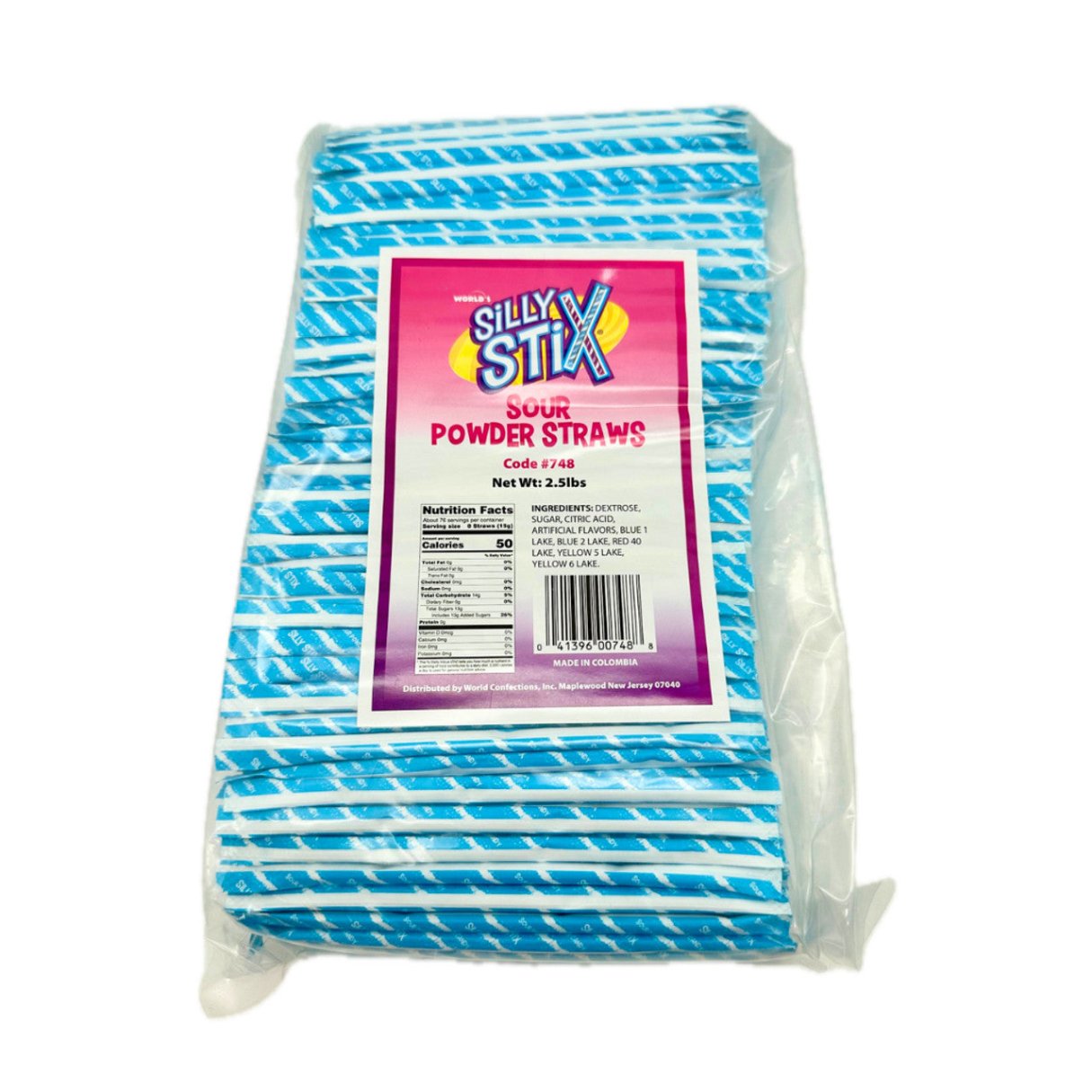 Silly Sticks Tropical Punch Sour Powdered Candy Straws - 2.5lb – I Got ...