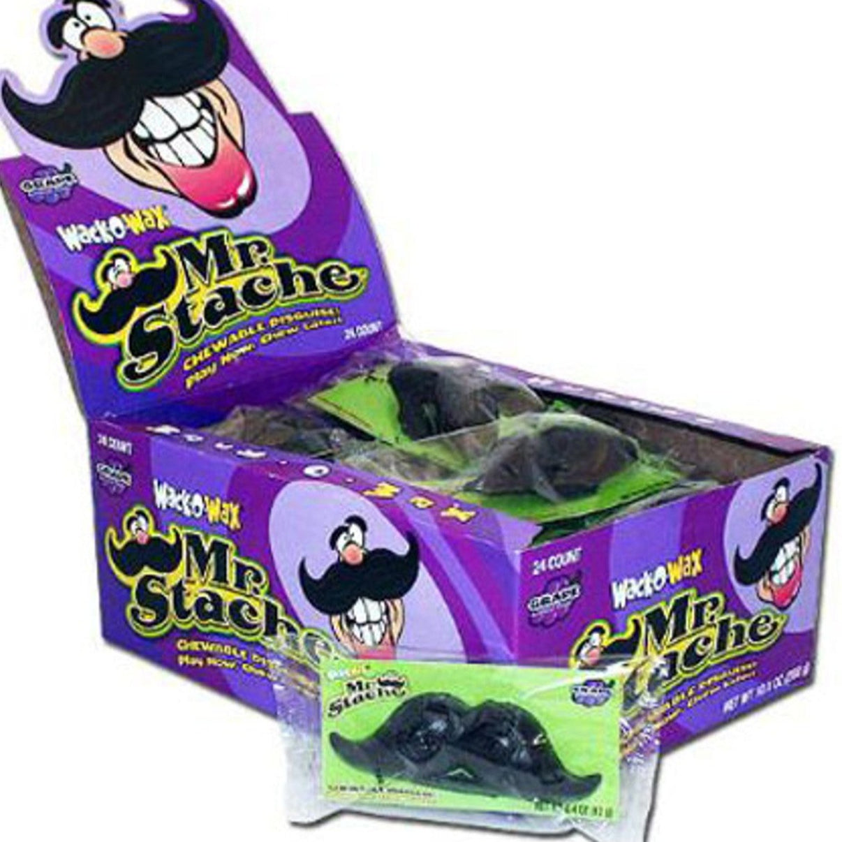 Wax Mustache Box .3oz - 24ct – I Got Your Candy