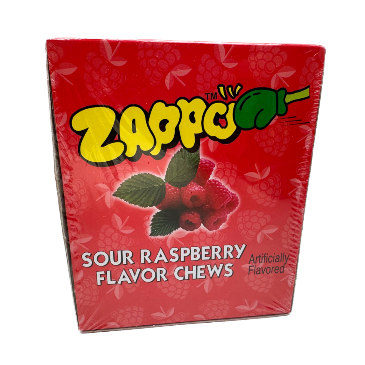Zappo Sour Raspberry Chews 1oz - 30ct – I Got Your Candy