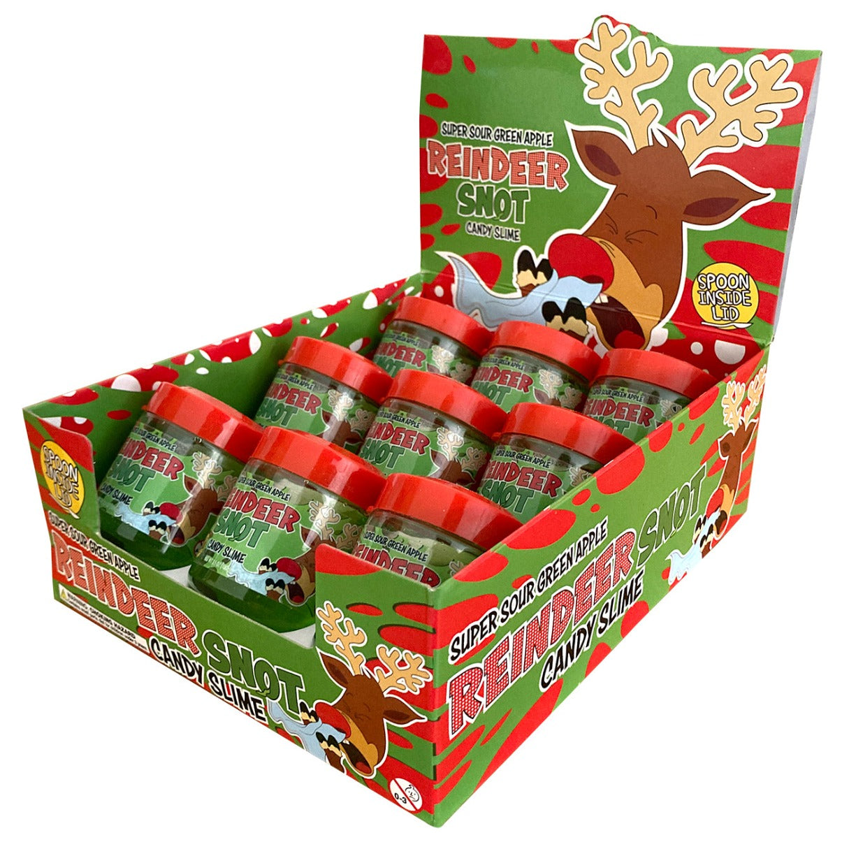Boston America Reindeer Snot Candy Slime 3.5oz - 9ct – I Got Your Candy