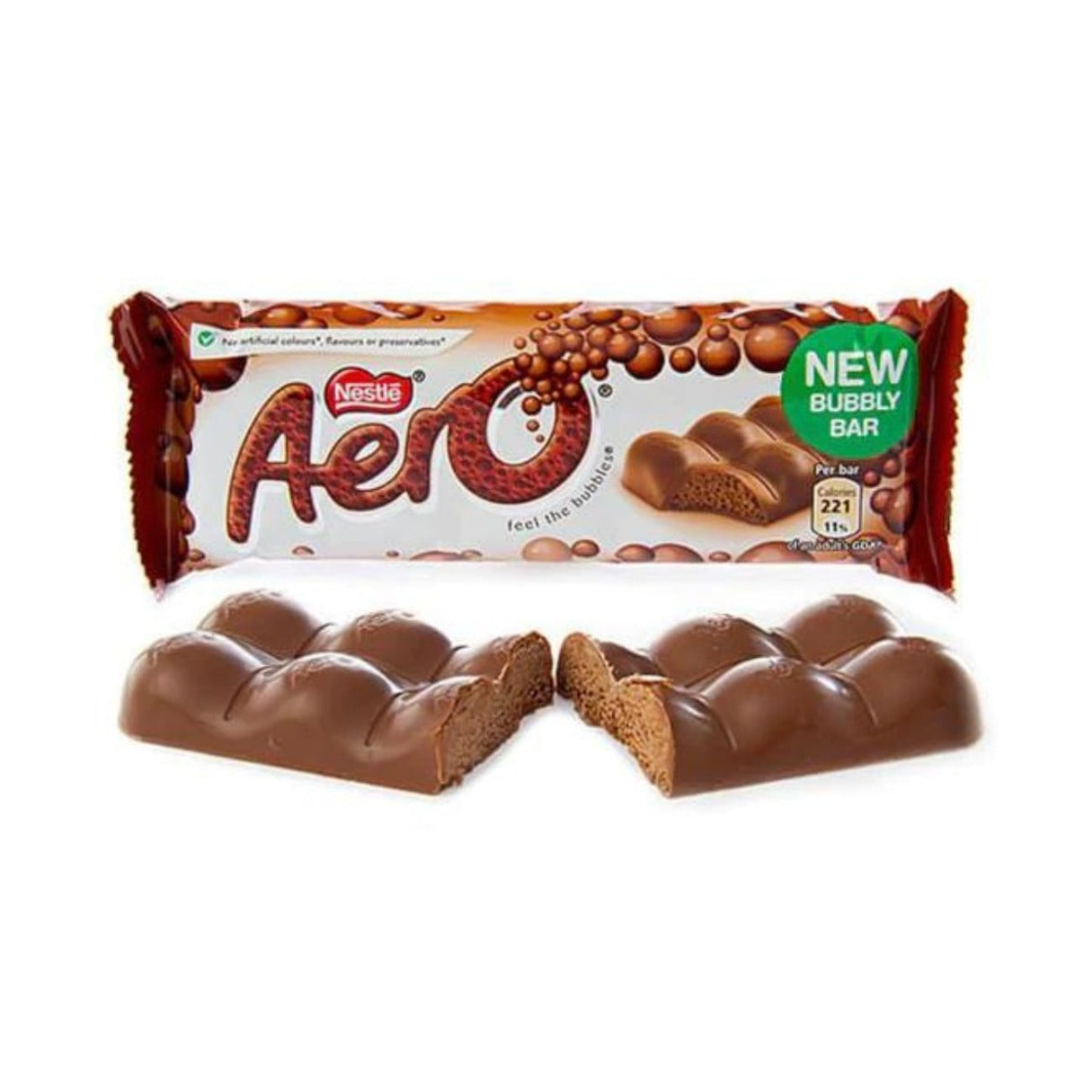 Aero Milk Chocolate Bar(UK) 1.2oz - 24ct – I Got Your Candy