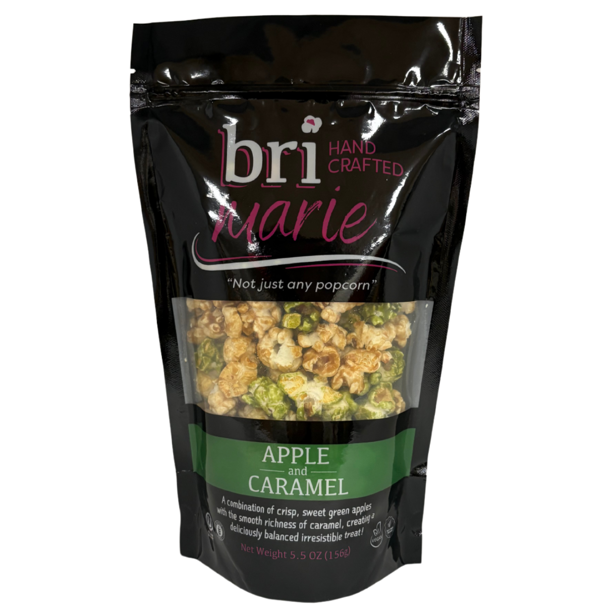 BriMarie Apple & Caramel Popcorn 5.5oz - 12ct – I Got Your Candy