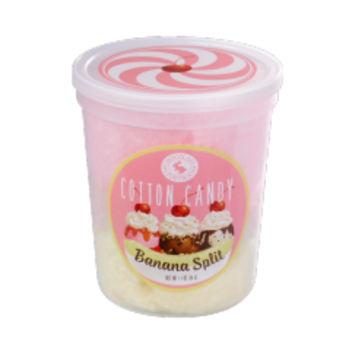 Banana Split Cotton Candy 1.75oz - 12ct – I Got Your Candy