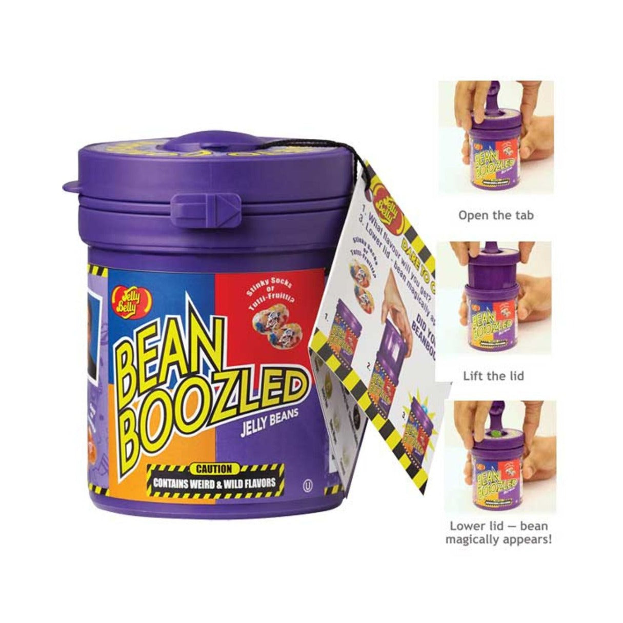 Bean Boozled New Pop Up Game Jelly Beans 3.5oz - 12ct – I Got Your Candy