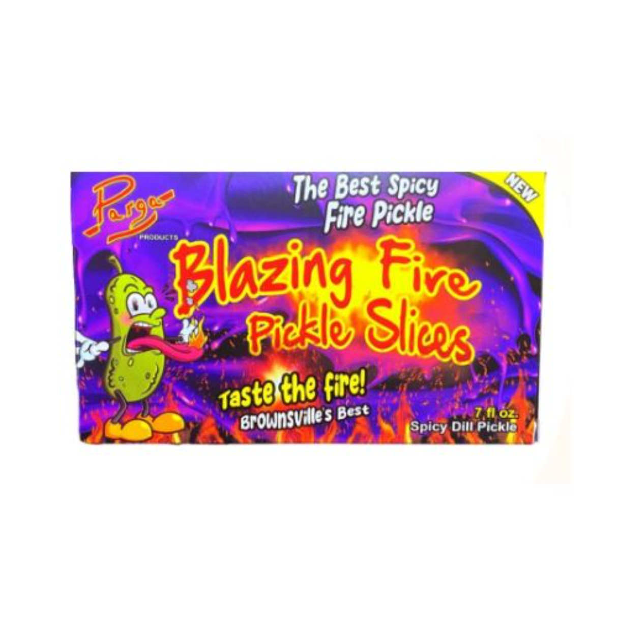 Parga Blazing Fire Dill Pickle Box 7oz - 12ct – I Got Your Candy