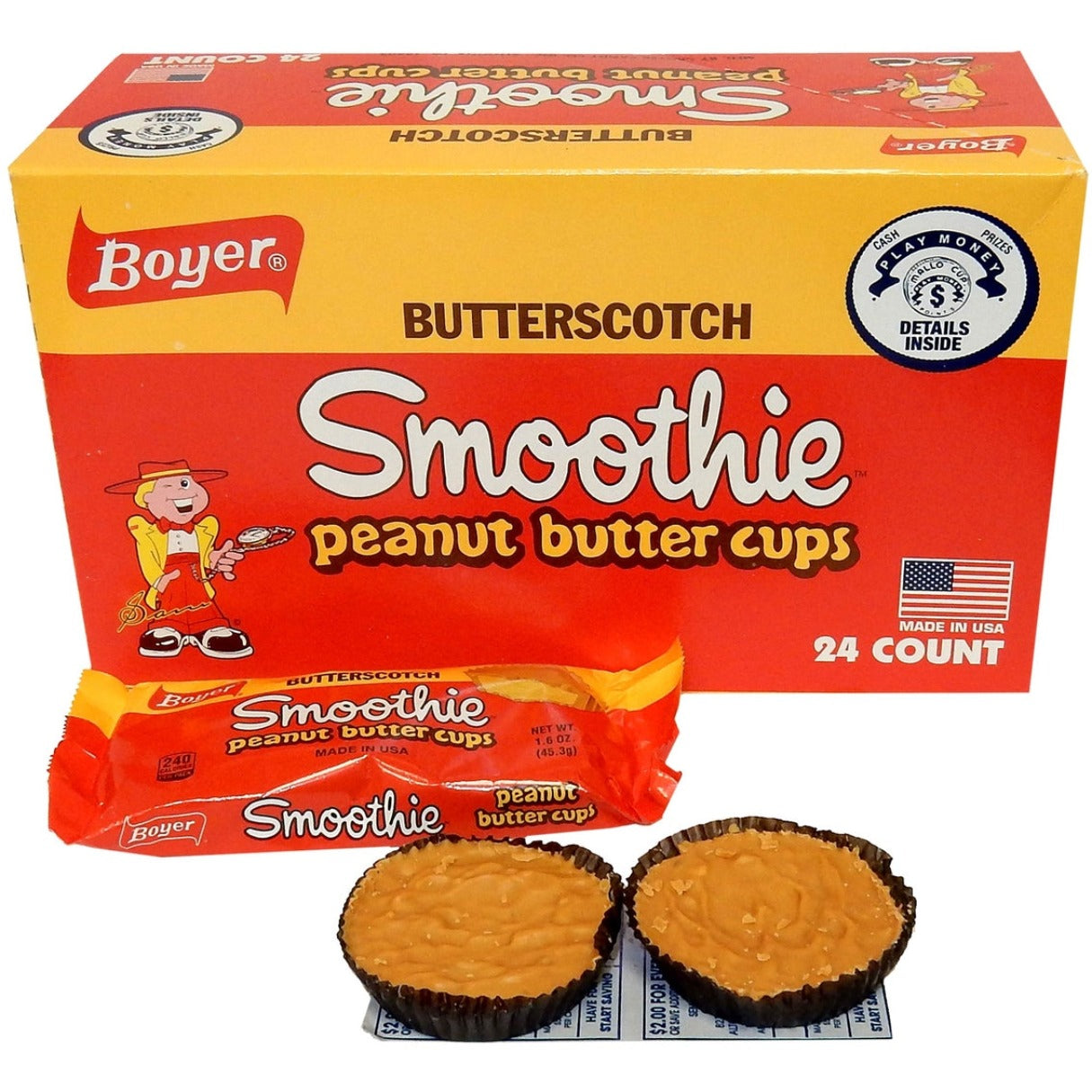 Boyer Smoothie Candy Bar 1.6oz - 24ct – I Got Your Candy