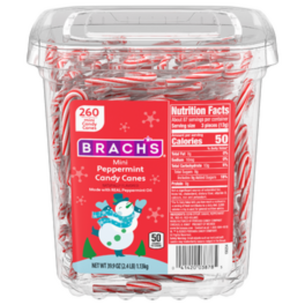 Mini Candy Canes Tub 39.9oz - 260ct – I Got Your Candy