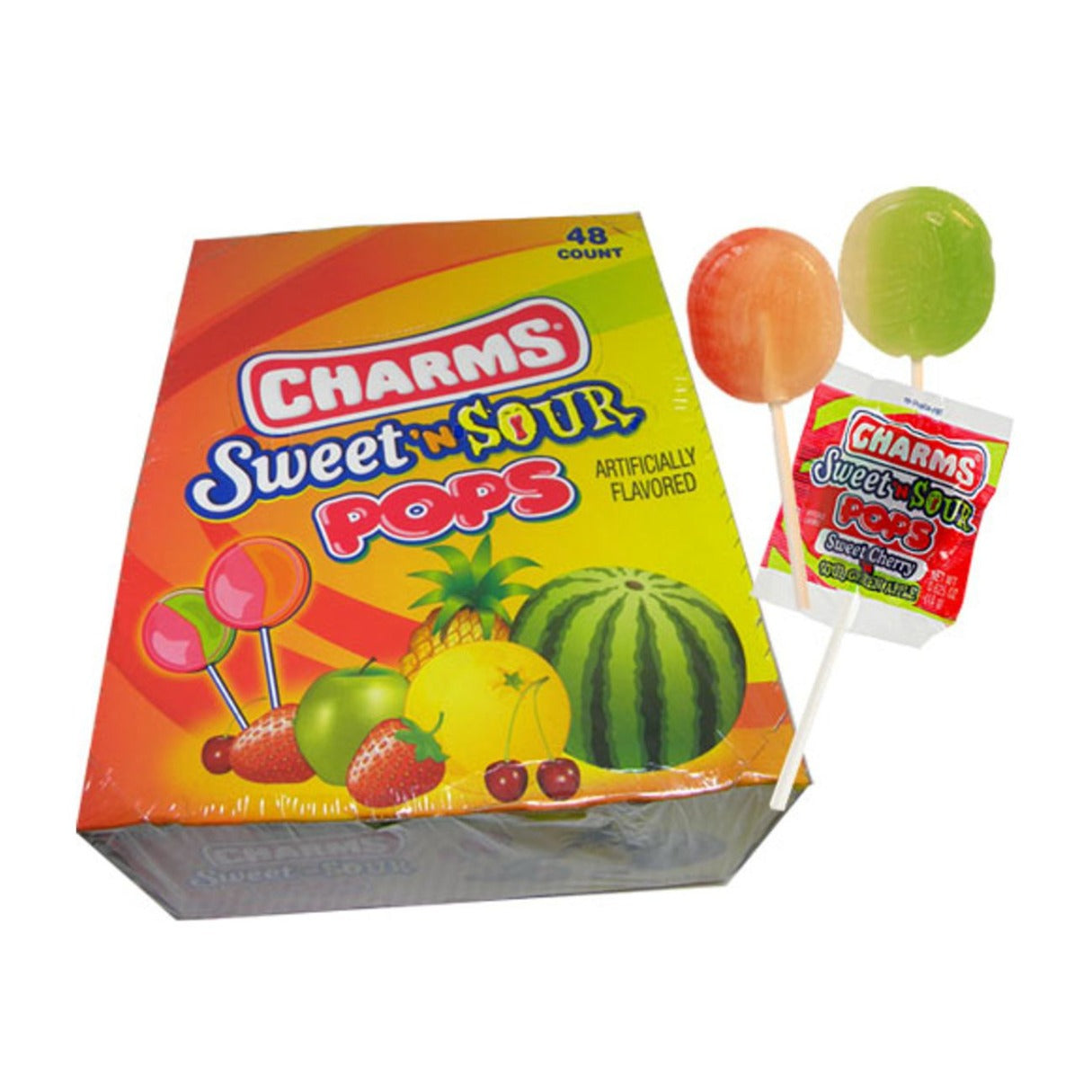 Charms Sweet & Sour 0.63oz - 48ct – I Got Your Candy