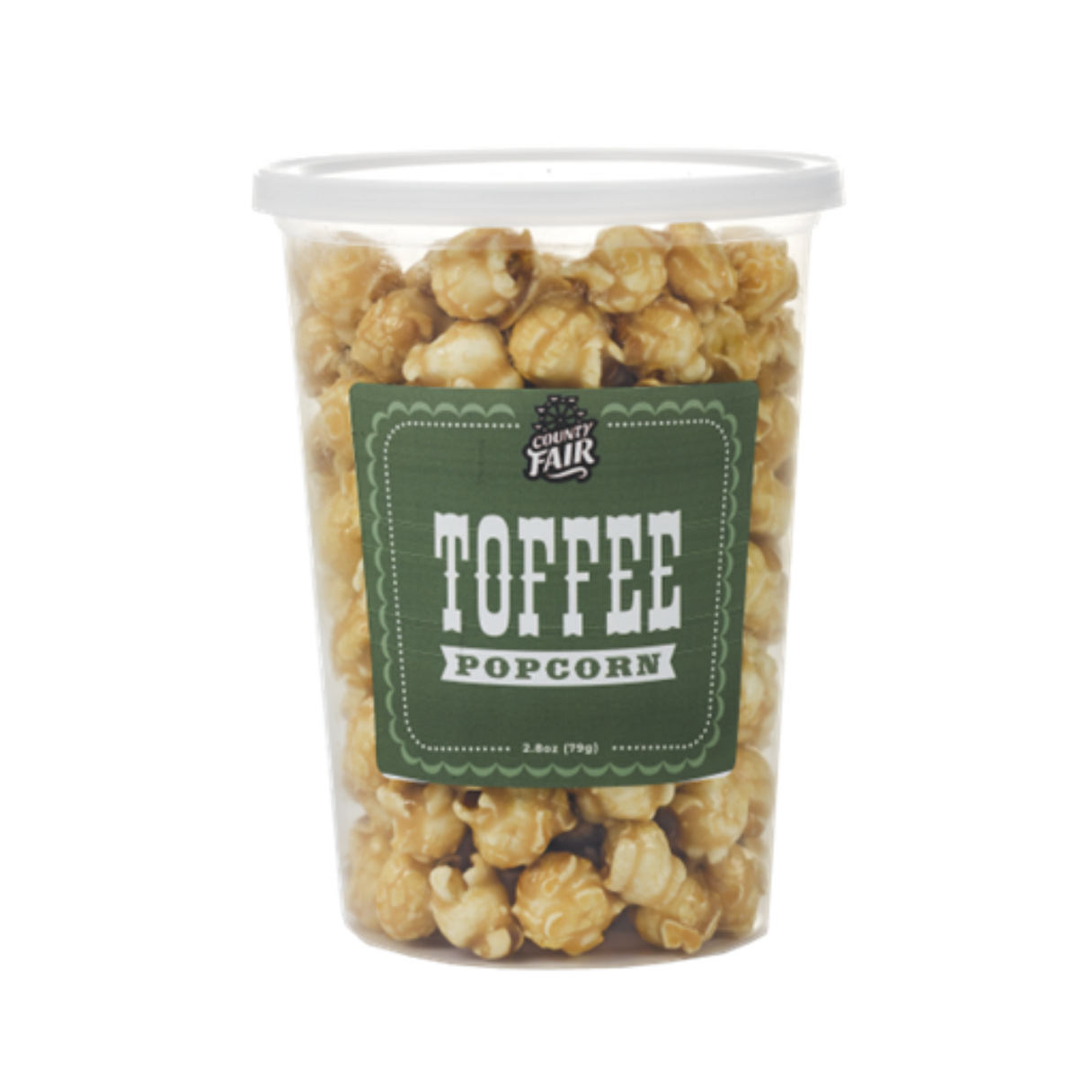 County Fair Popcorn Tubs Toffee 4.5oz - 12ct – I Got Your Candy