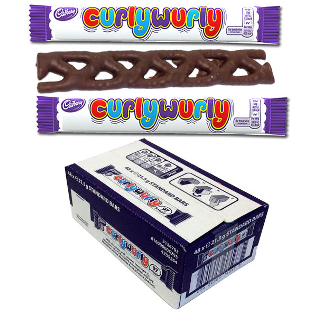 Curly Wurly Candy Bars (UK) .75oz - 48ct – I Got Your Candy