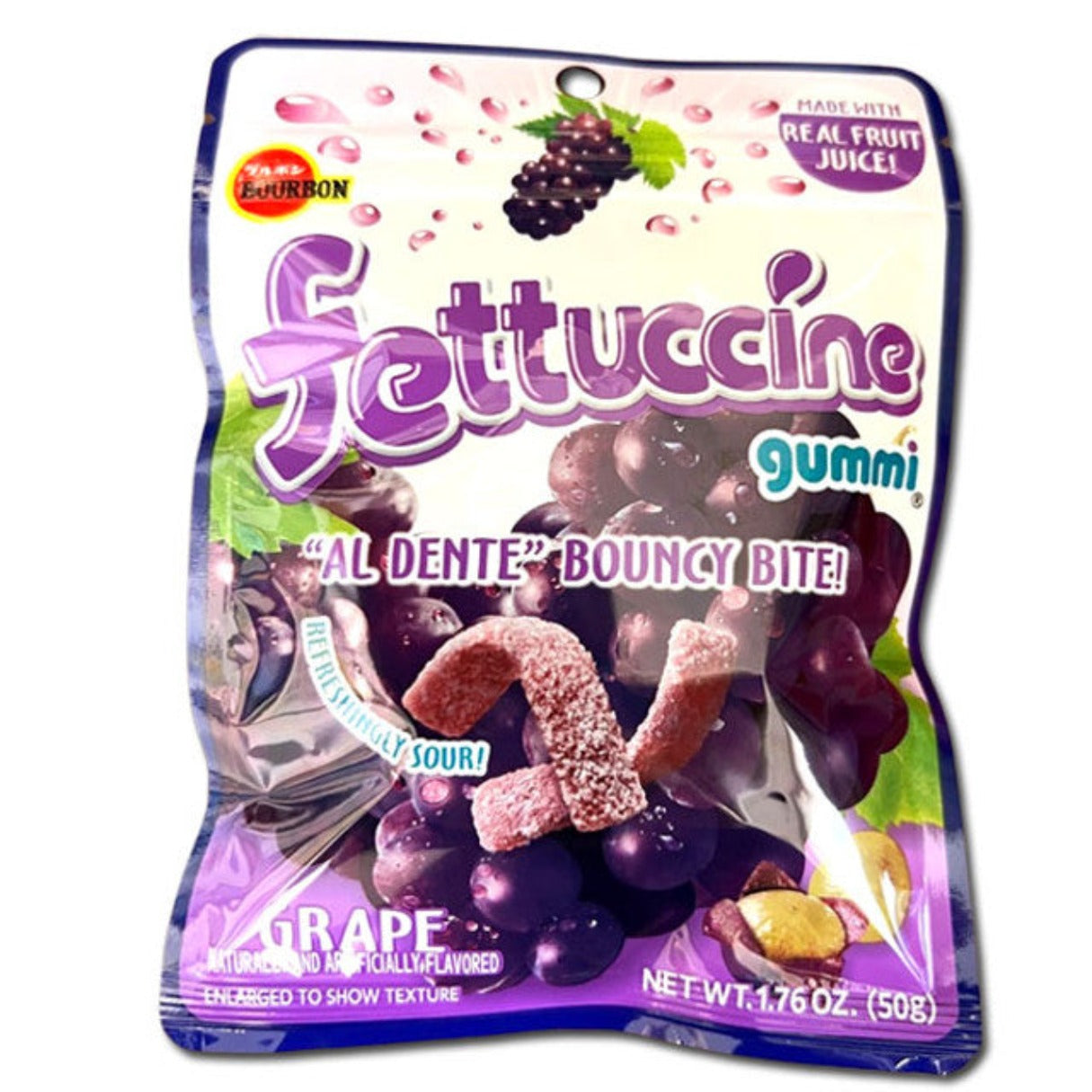 Fettucine Gummi Grape 1.76oz - 10ct – I Got Your Candy