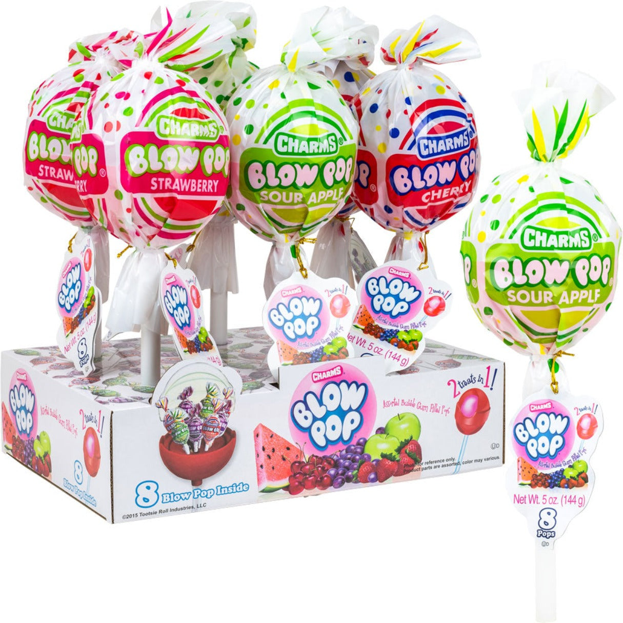 Koko's Giant Charms Blow Pop 4.79 oz - 6ct – I Got Your Candy