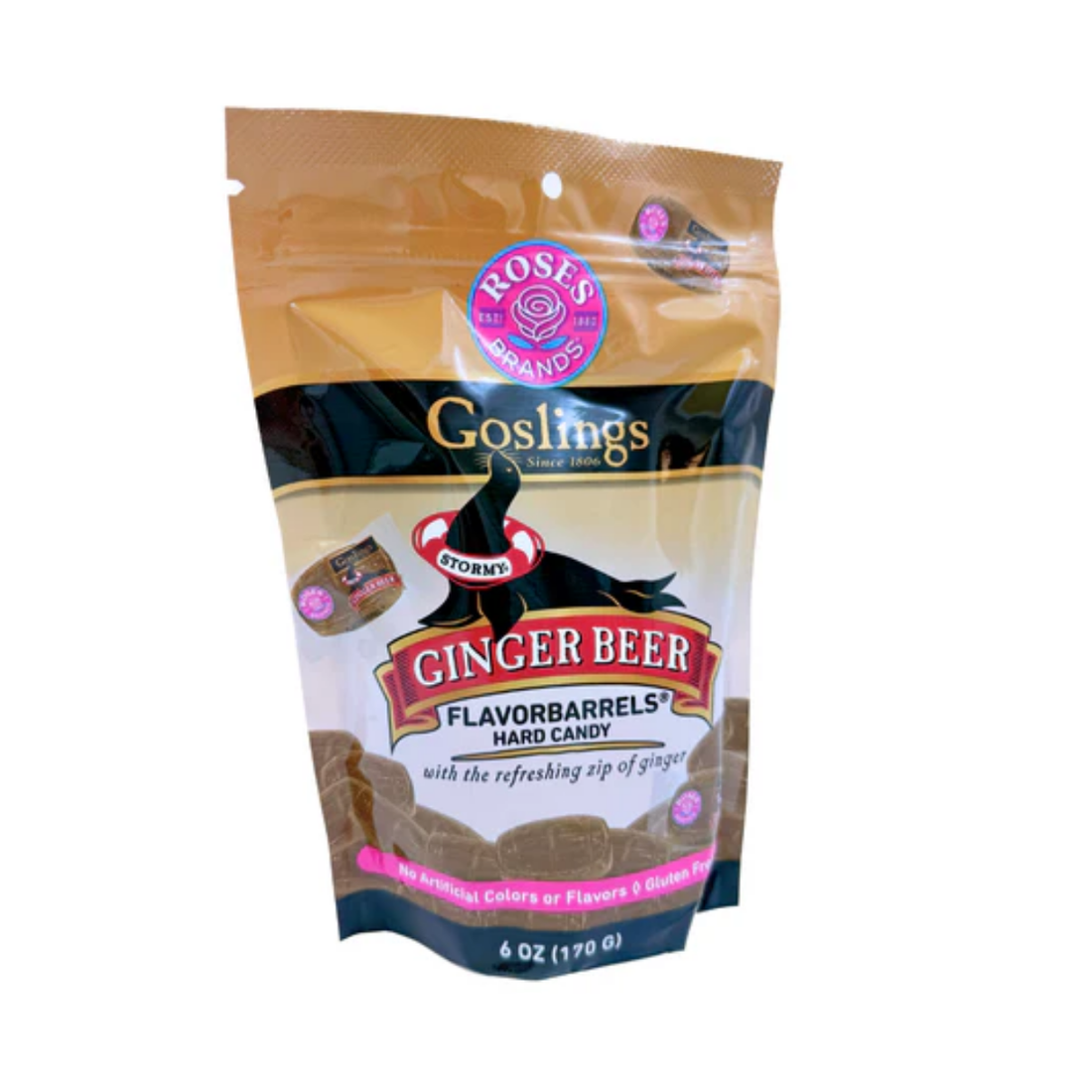 Goslings Ginger Beer FlavorBarrels 6oz - 12ct – I Got Your Candy