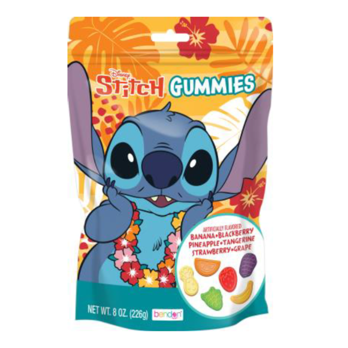 Disney Stitch Gummies Peg Bag 8oz - 12ct – I Got Your Candy