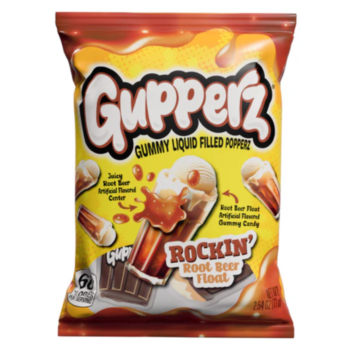 Gupperz Rockin' Root Beer Float 2.54oz - 12ct – I Got Your Candy