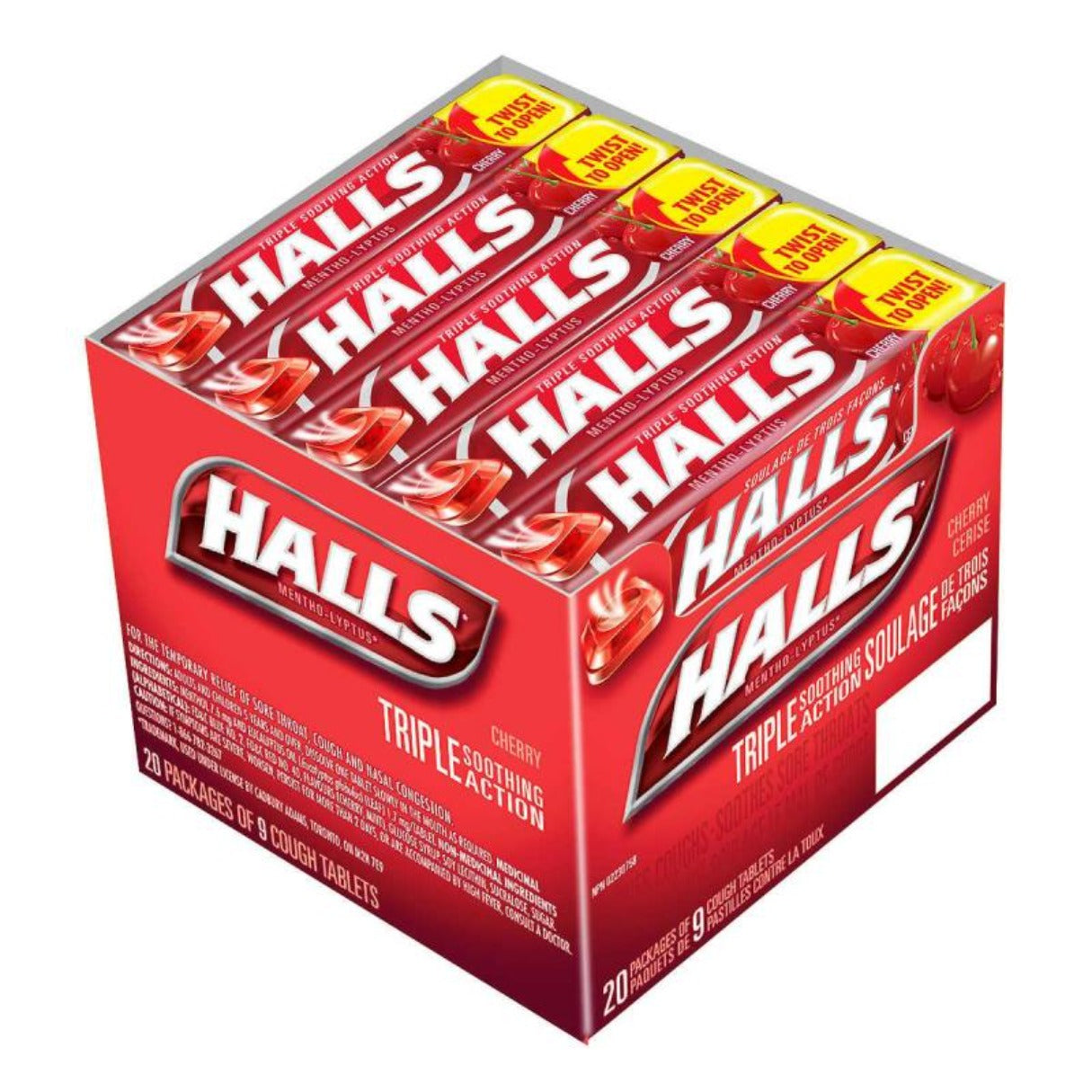 Halls Cough Drops Sticks Cherry - 20ct – I Got Your Candy