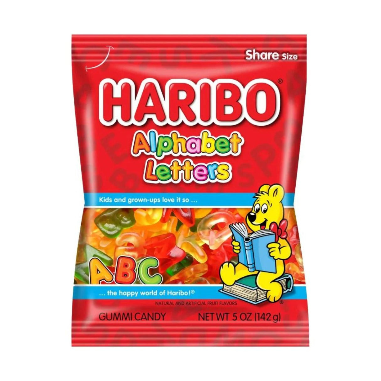 Haribo Alphabet Letters Gummi Candy 5oz - 12ct – I Got Your Candy