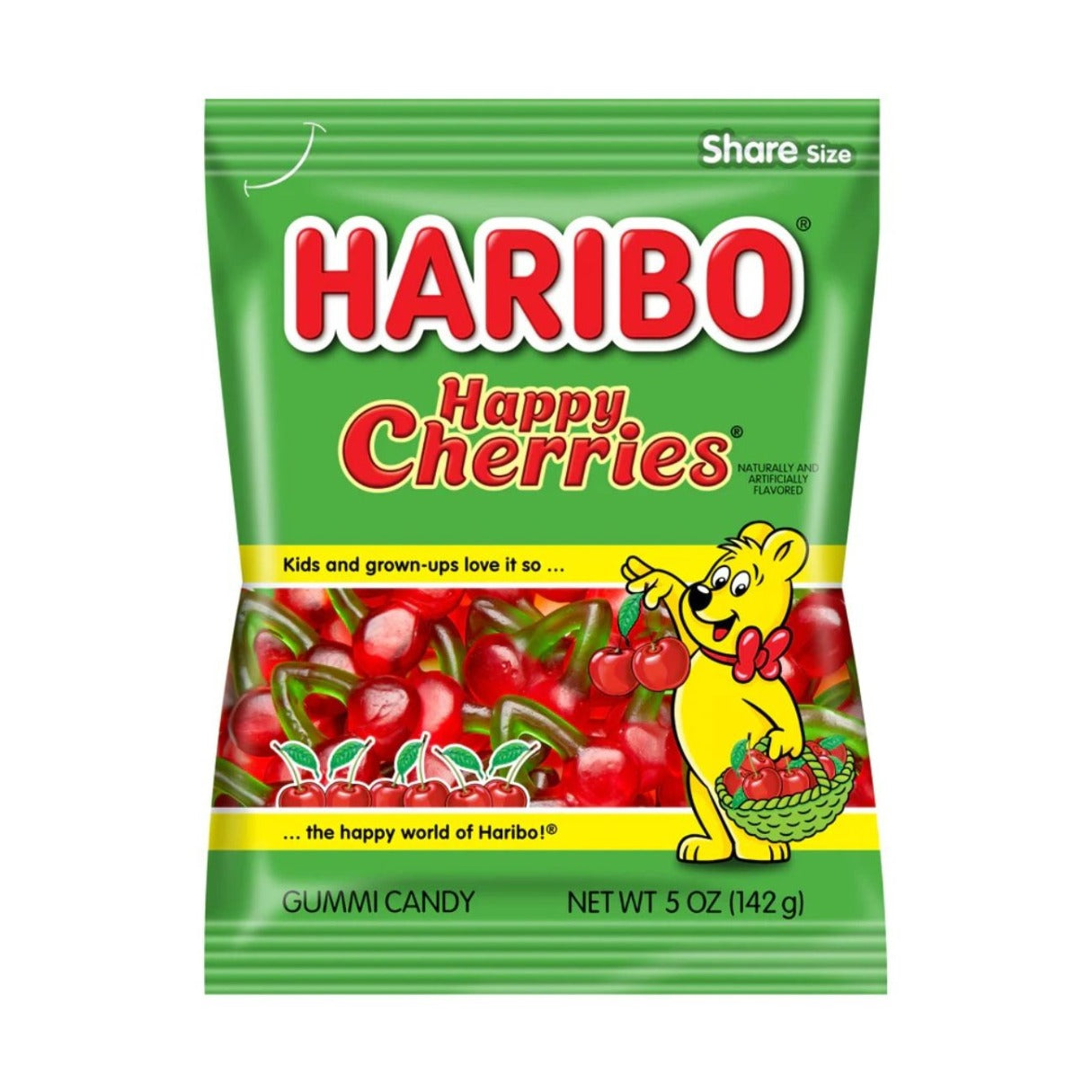 Haribo Happy Cherries Gummi Candy 5oz - 12ct – I Got Your Candy