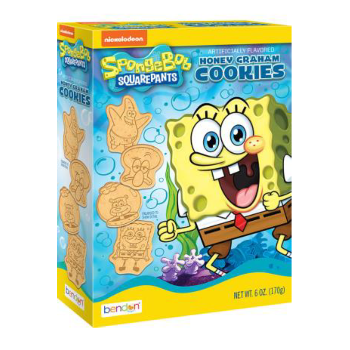 Honey Graham Cookies Box - SpongeBob SquarePants 6oz - 12ct – I Got ...