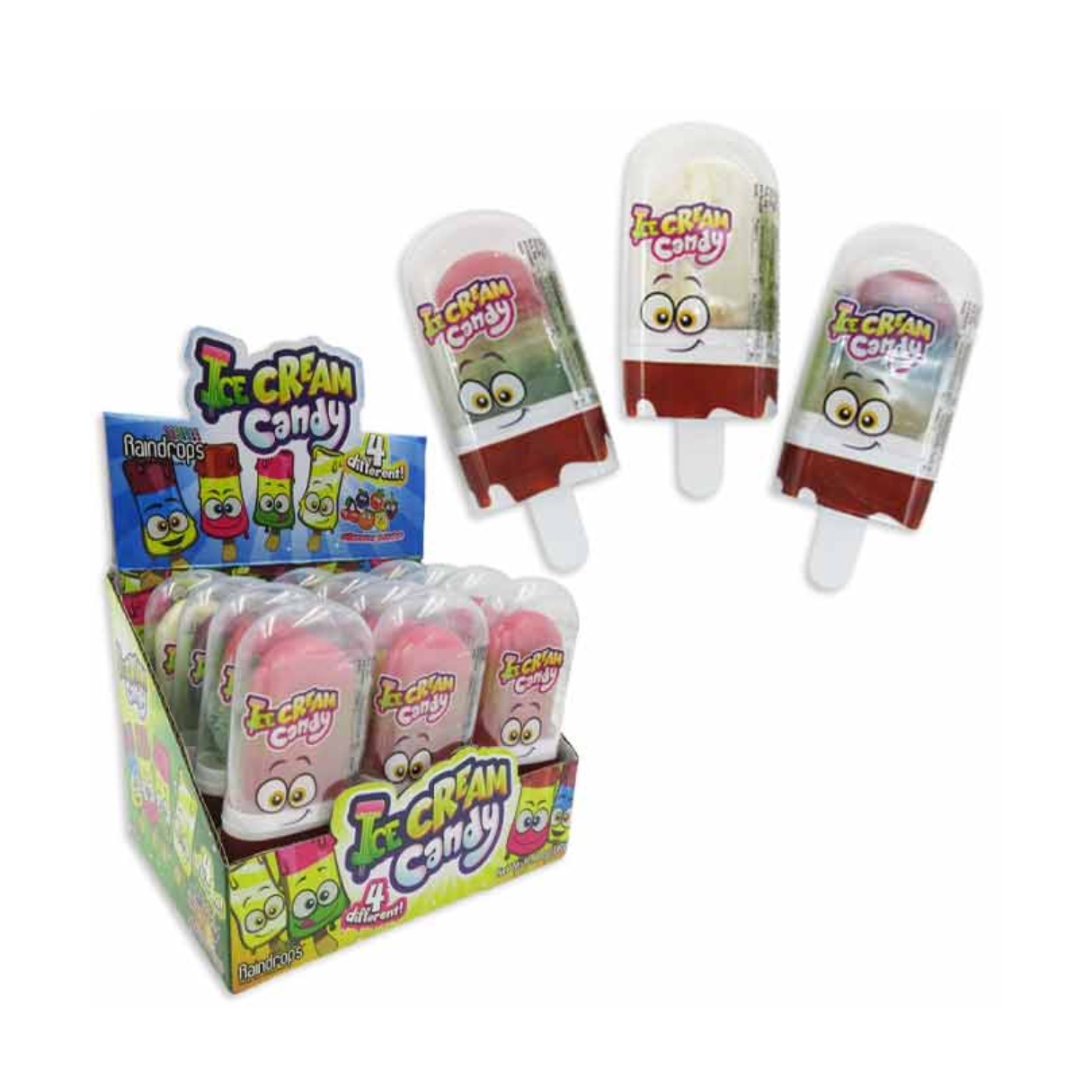 Raindrops Ice Cream Candy Pop .88oz -96ct – I Got Your Candy