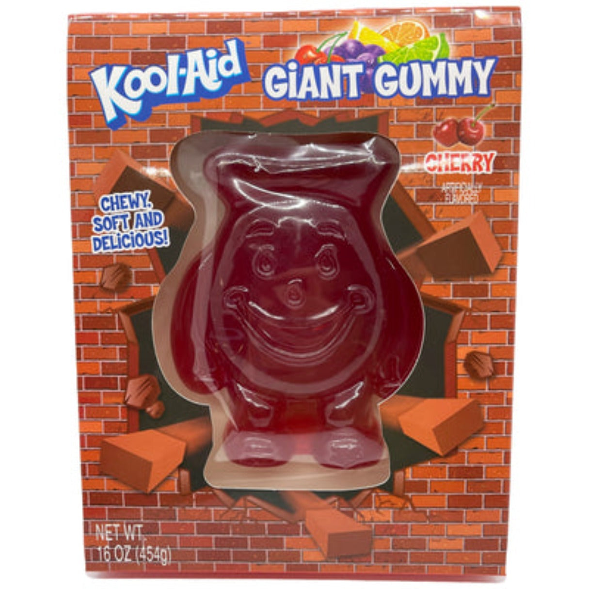 Kool Aid Ginormous Gummy Cherry Kid 1lb - 12ct – I Got Your Candy