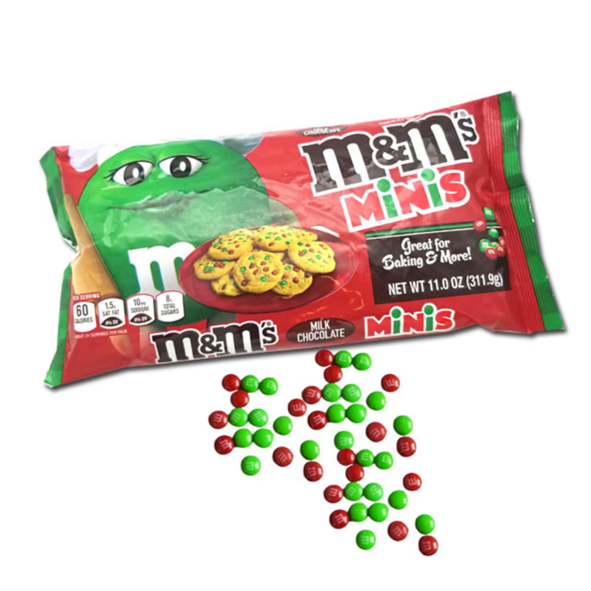M&M's Mini Holiday Baking Bits Bag 11oz - 12ct – I Got Your Candy