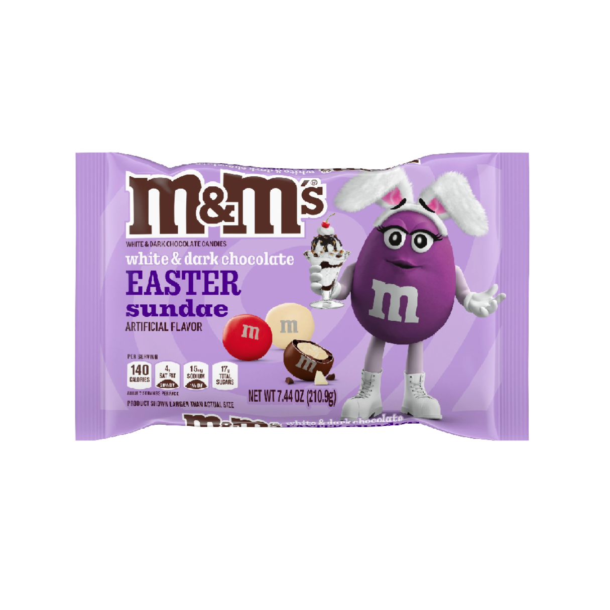 M&M's Easter Sundae White & Dark Chocolate Candy 7.44oz - 12ct – I Got ...