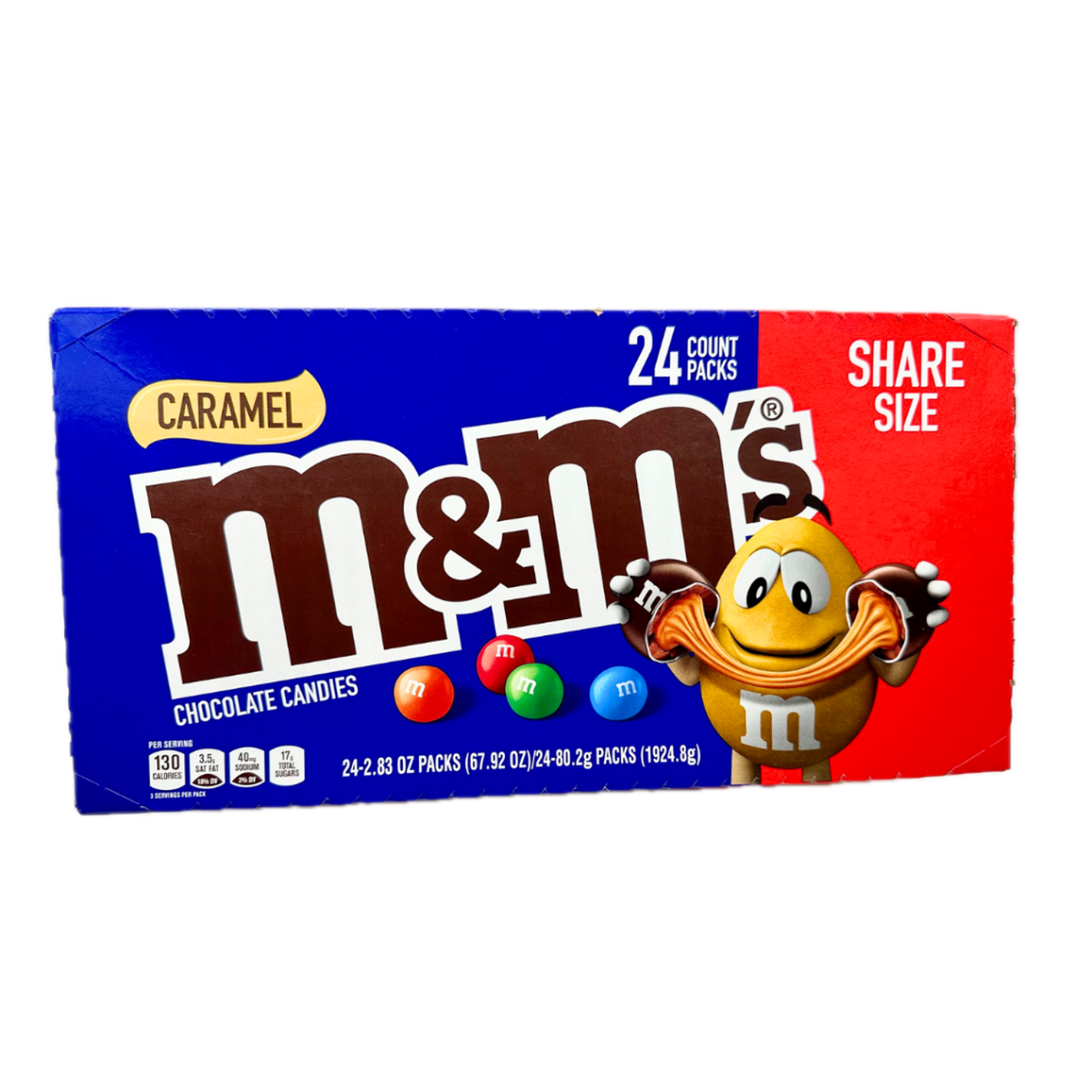 M&M's Caramel Share Size 2.83oz - 24ct – I Got Your Candy