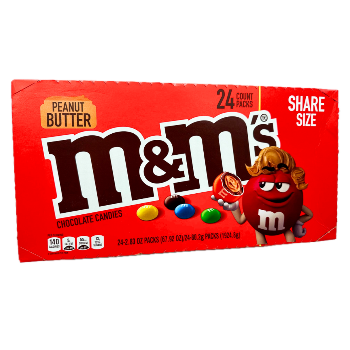 M&M's Peanut Butter Share Size 2.83oz - 24ct – I Got Your Candy