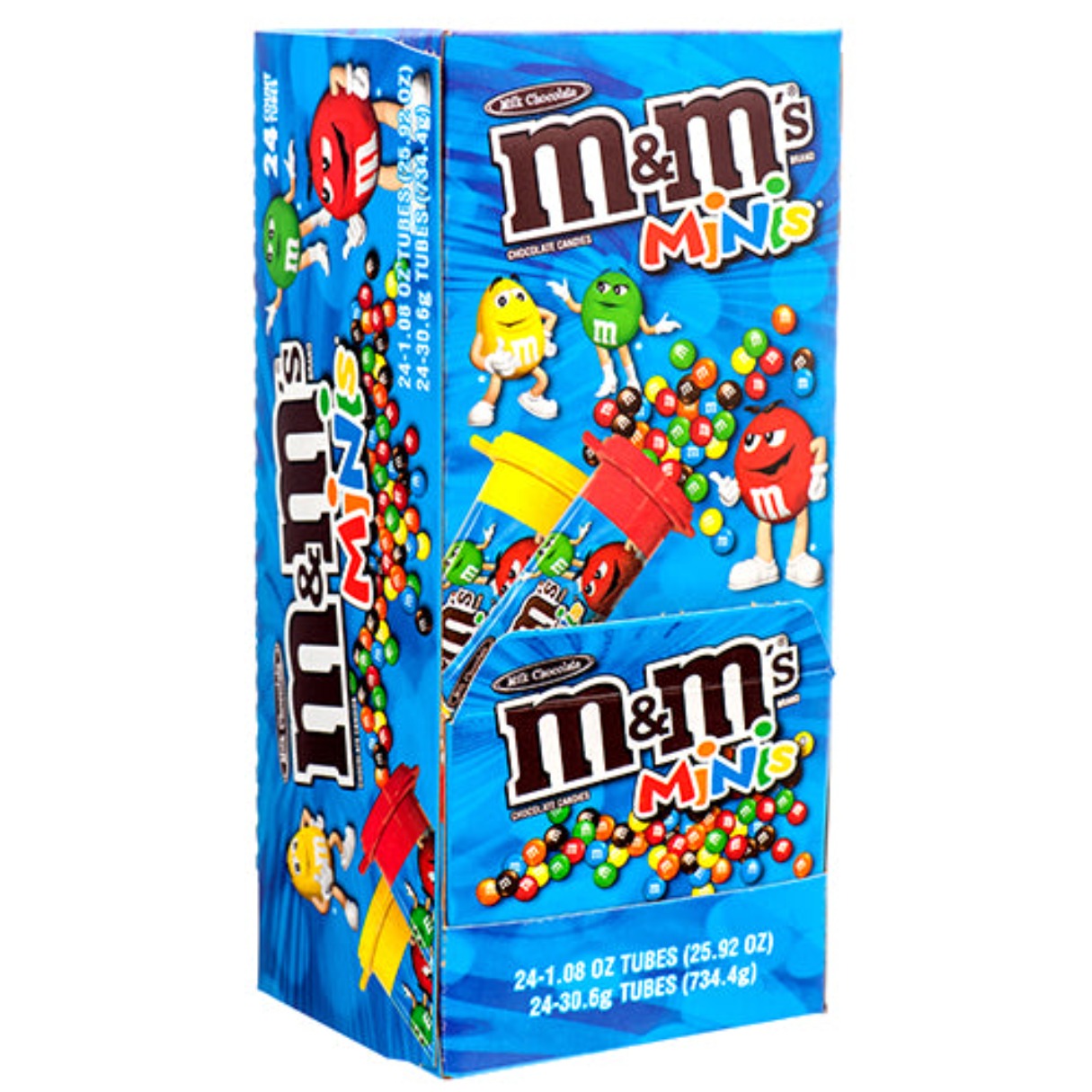 M&M's Milk Chocolate Minis Tube 1.08oz - 24ct – I Got Your Candy