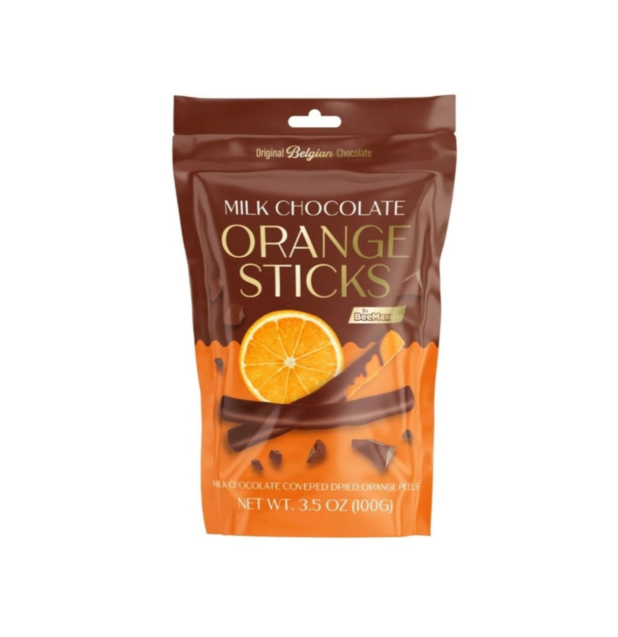 Beemax Milk Chocolate Covered Orange Sticks 3.5oz - 12ct – I Got Your Candy
