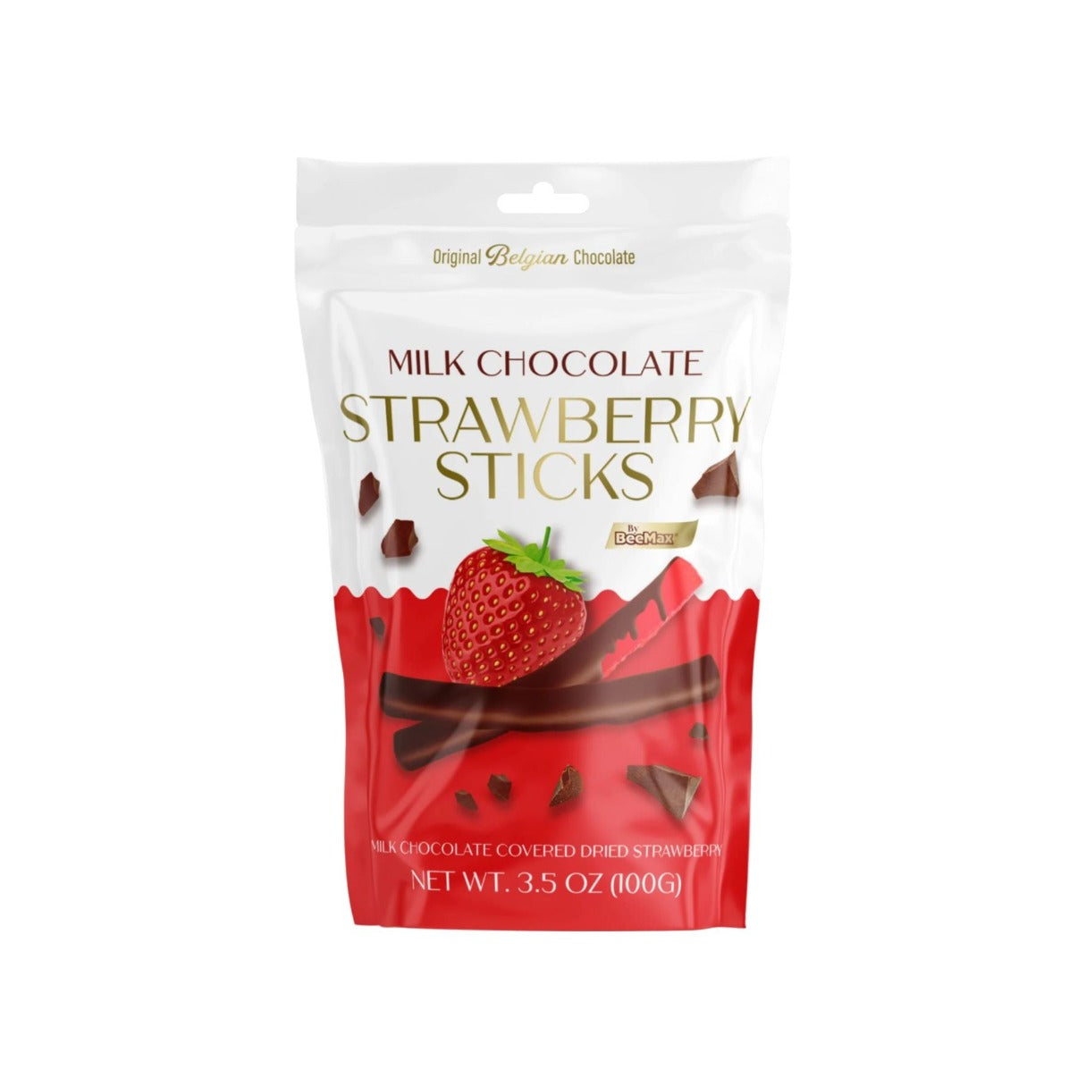 Beemax Milk Chocolate Covered Strawberry Sticks 3.5oz - 12ct – I Got ...
