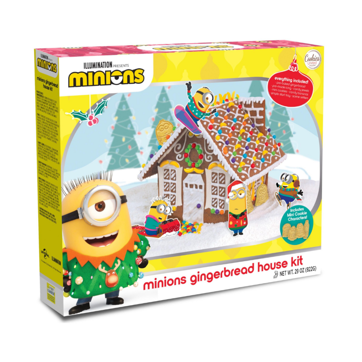 Minions Gingerbread House Kit 29oz - 6ct – I Got Your Candy