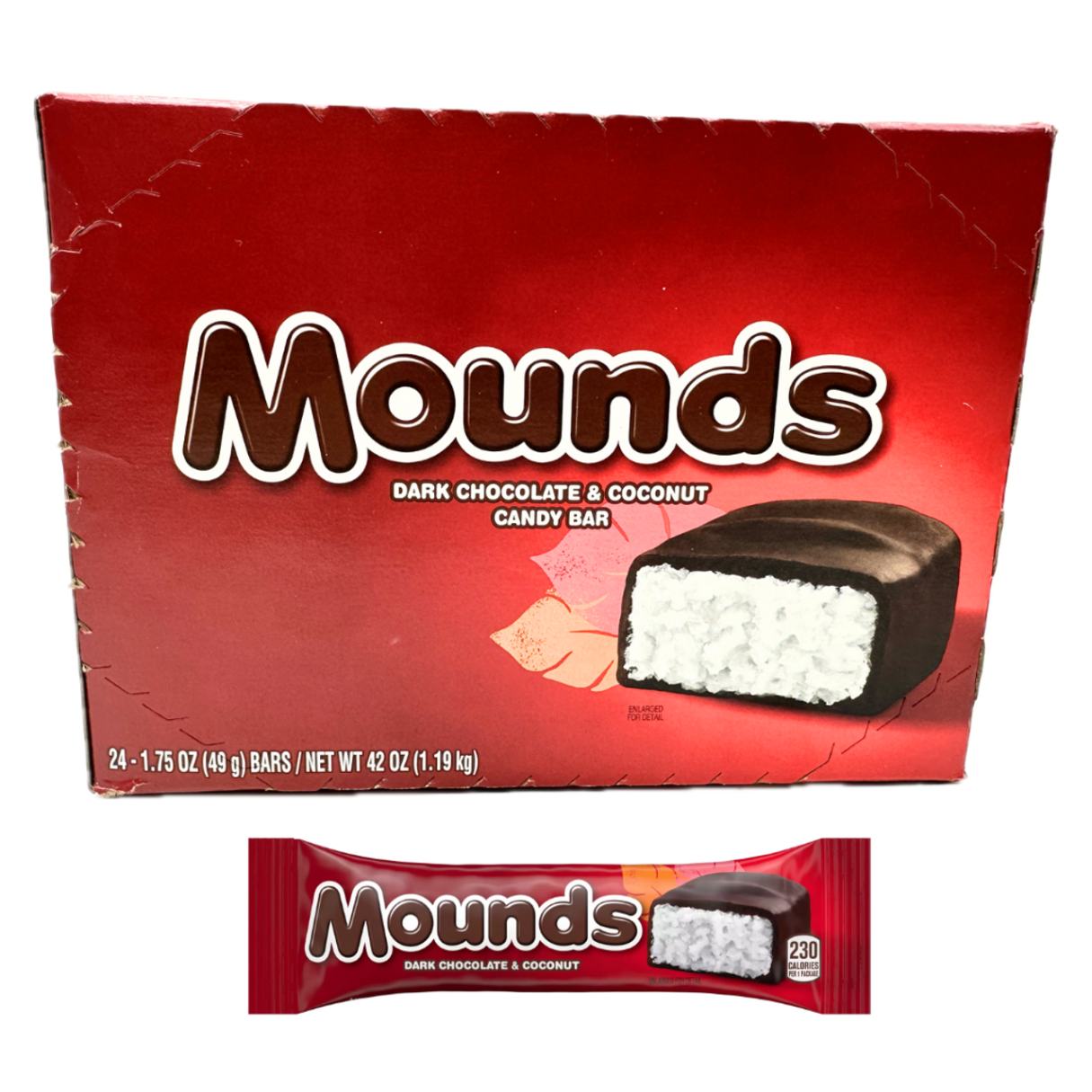 Mounds Dark Chocolate 1.75oz - 24ct – I Got Your Candy