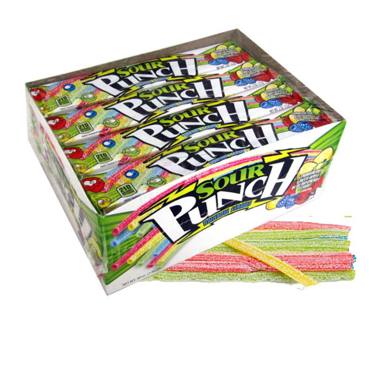 Sour Punch Rainbow Straws 2oz - 24ct – I Got Your Candy
