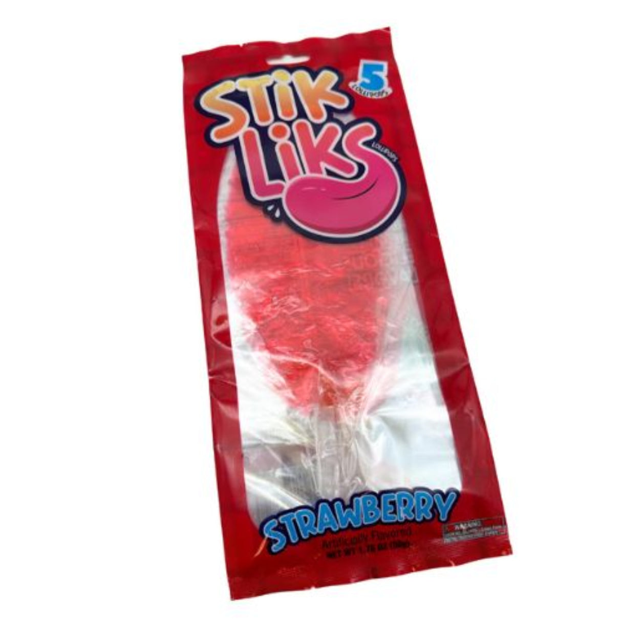 Stik Liks Strawberry 5pc 1.75oz - 12ct – I Got Your Candy