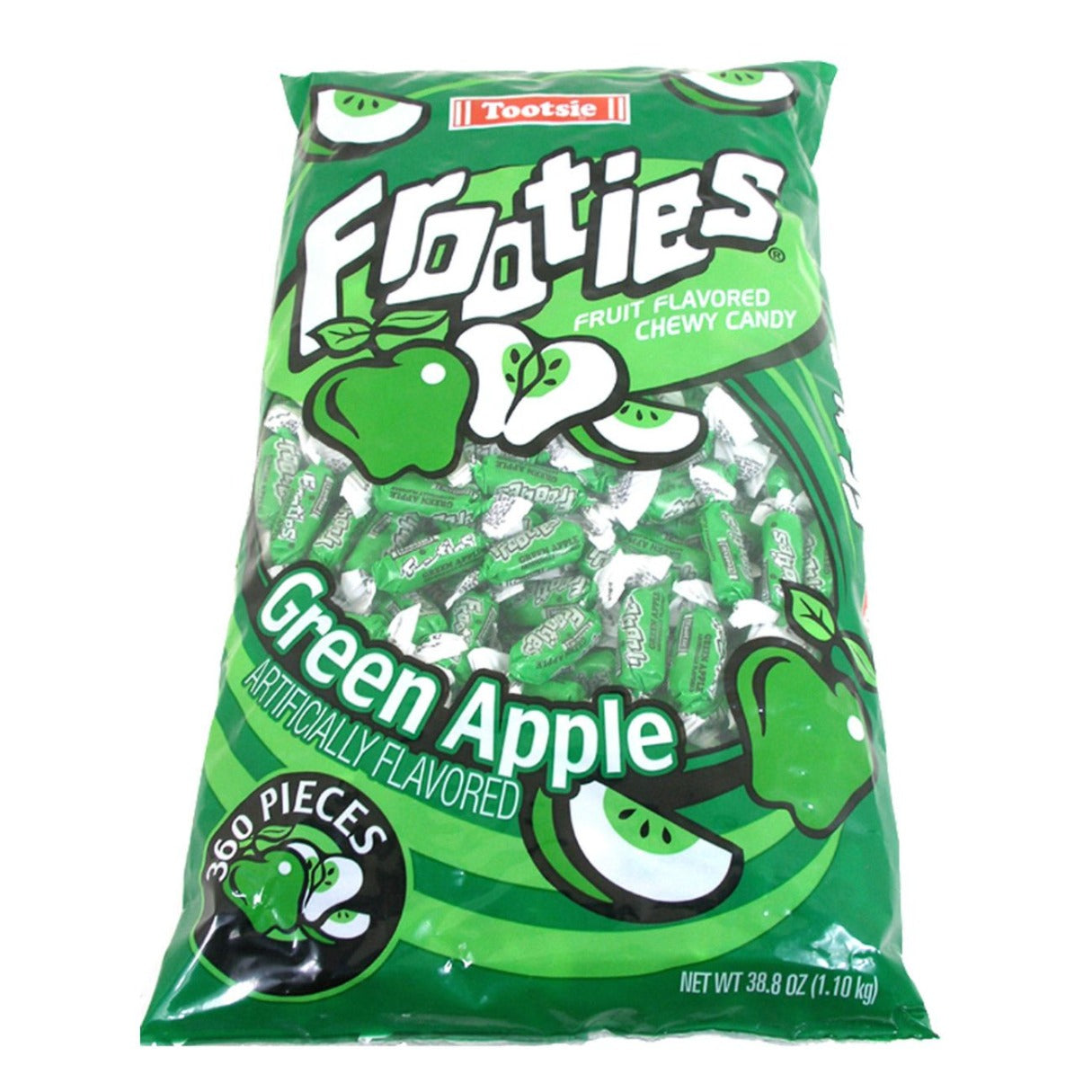 Tootsie Frooties Green Apple 38.8oz - 360ct – I Got Your Candy