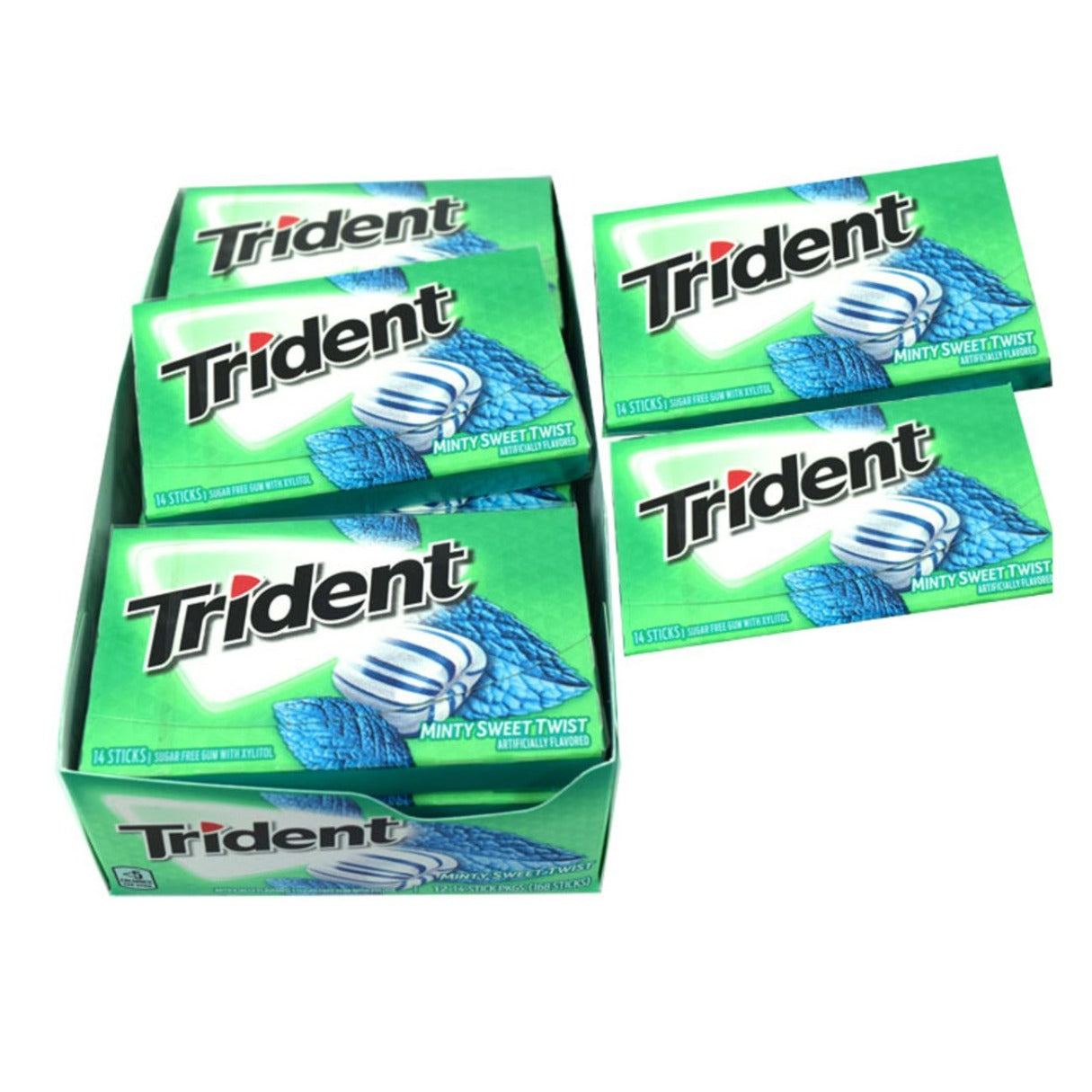 Trident Minty Sweet Twist - 12ct – I Got Your Candy