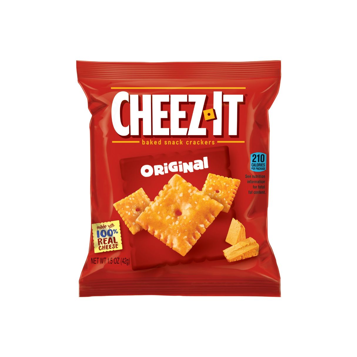 Cheez-It Original Baked Snack Crackers Bag 1.5oz - 45ct – I Got Your Candy
