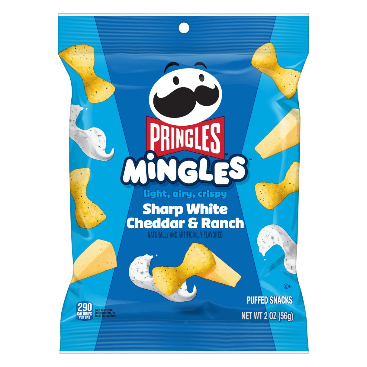 Pringles Mingles Sharp White Cheddar & Ranch 2oz - 6ct – I Got Your Candy